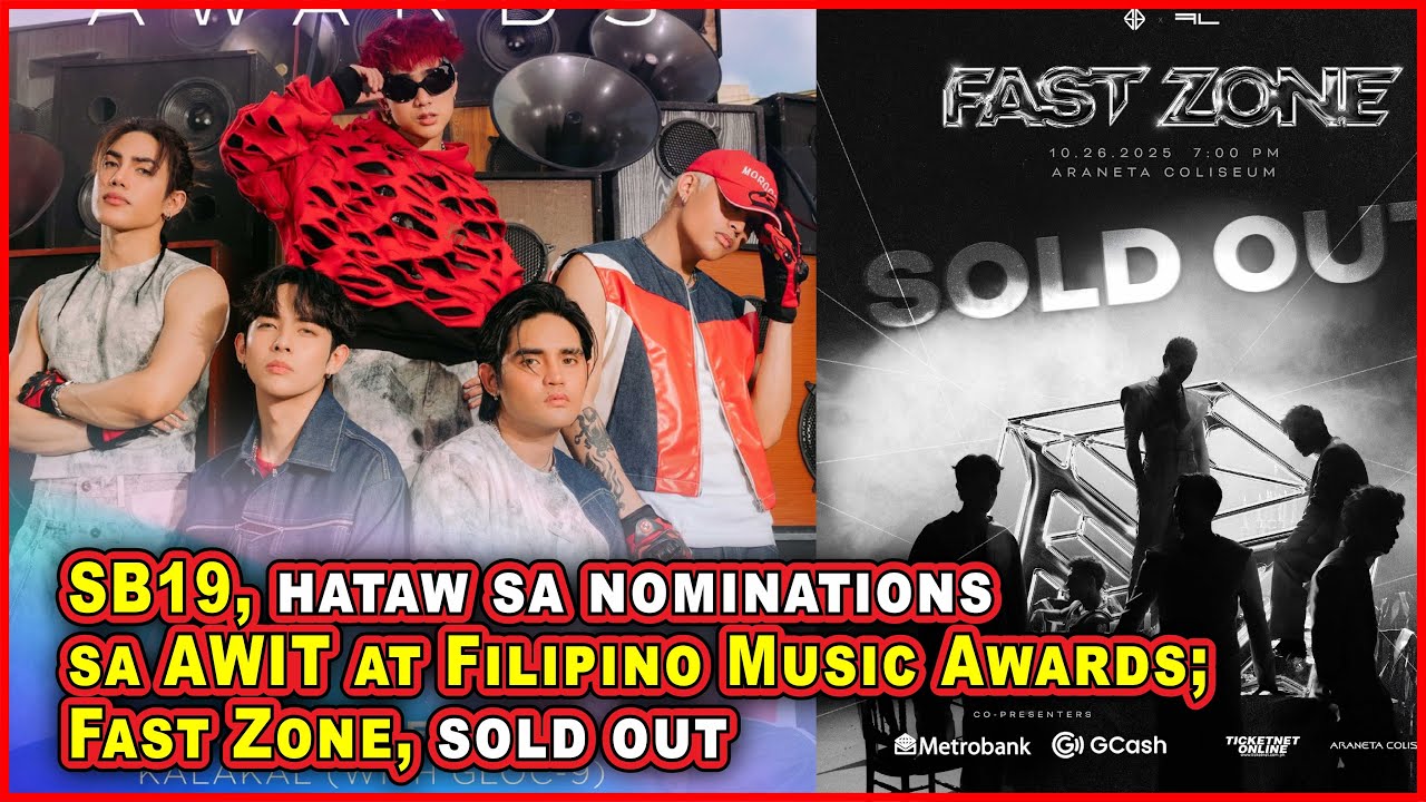 (1086) SB19, hataw sa nominations sa AWIT at Filipino Music Awards ...