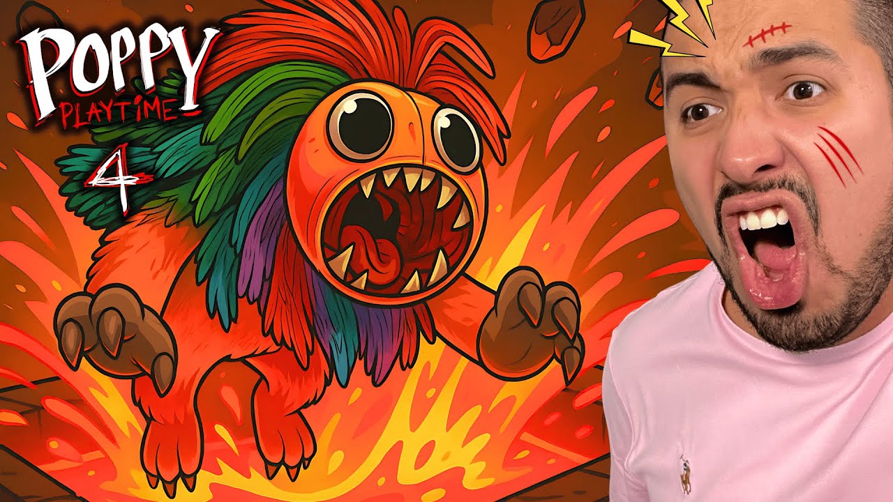 ¡SE NOS FUE BARNABY! 😭🌋🧵 | Poppy Playtime 4 - YouTube
