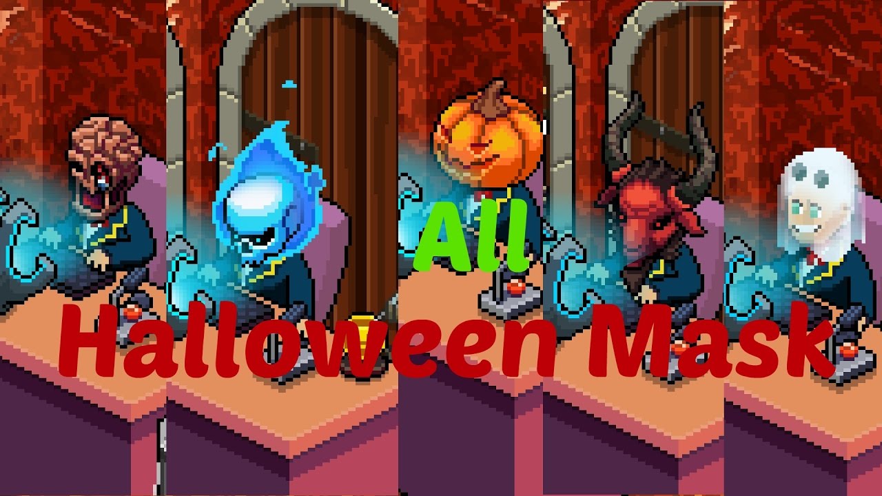 PewDiePie's Tuber Simulator - All Halloween Mask/Hats - YouTube