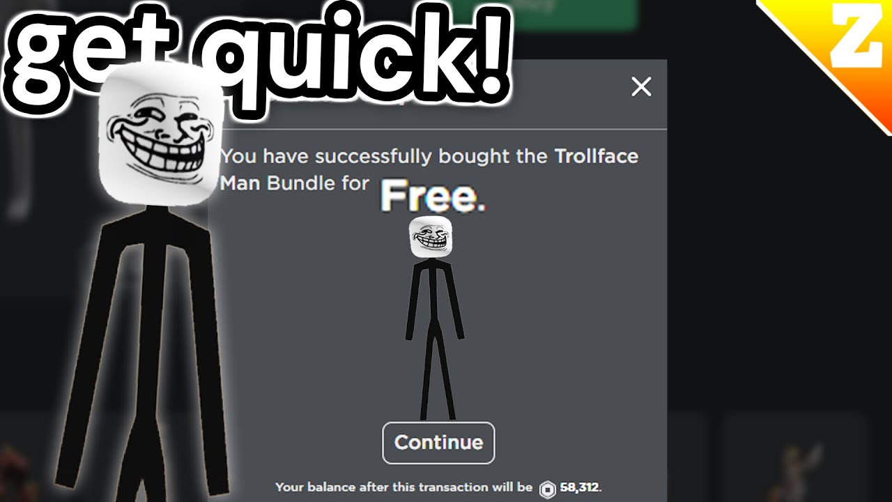 How To GET The NEW FREE TROLL FACE BUNDLE in Roblox! QUICK! - YouTube