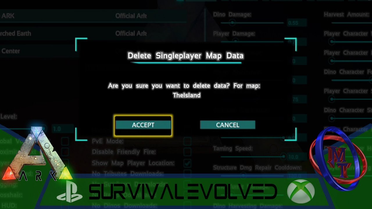 Ark Xbox & PS4 "Island Tour & Deleting Singleplayer" - YouTube