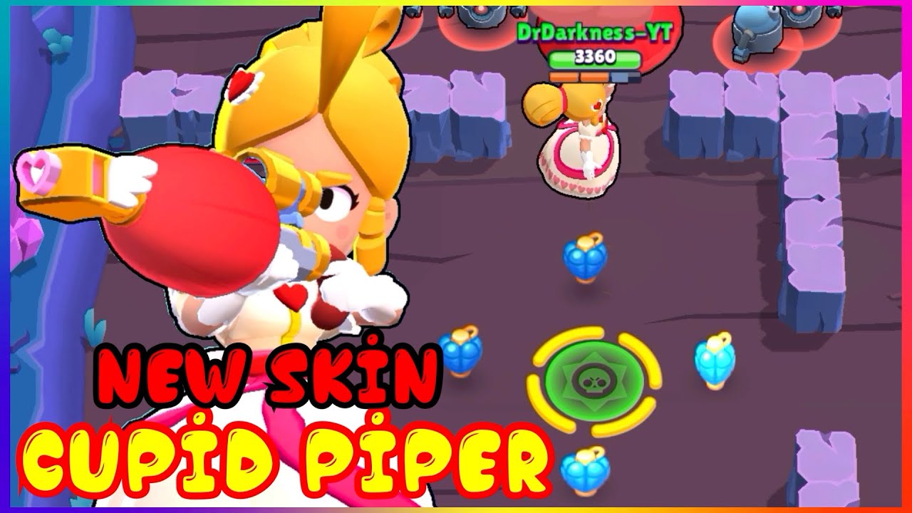 New Skin | Cupid Piper | Brawl Stars - YouTube