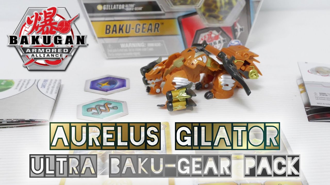 AURELUS GILATOR ULTRA BAKU-GEAR SINGLE PACK | Bakugan Armored Alliance ...