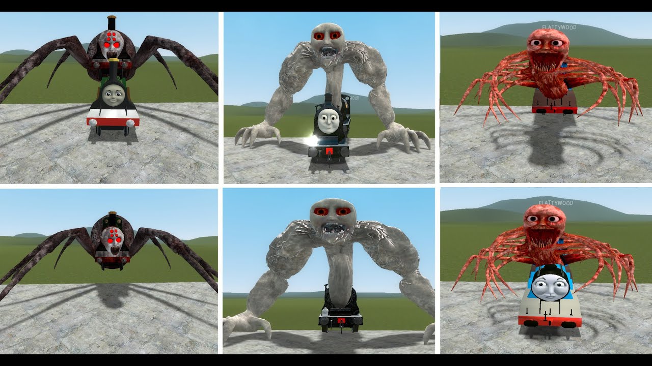 NEW THOMAS & FRIENDS IN GARRY'S MOD (THOMAS,PERCY,GORDON,JAMES,EMILY ...