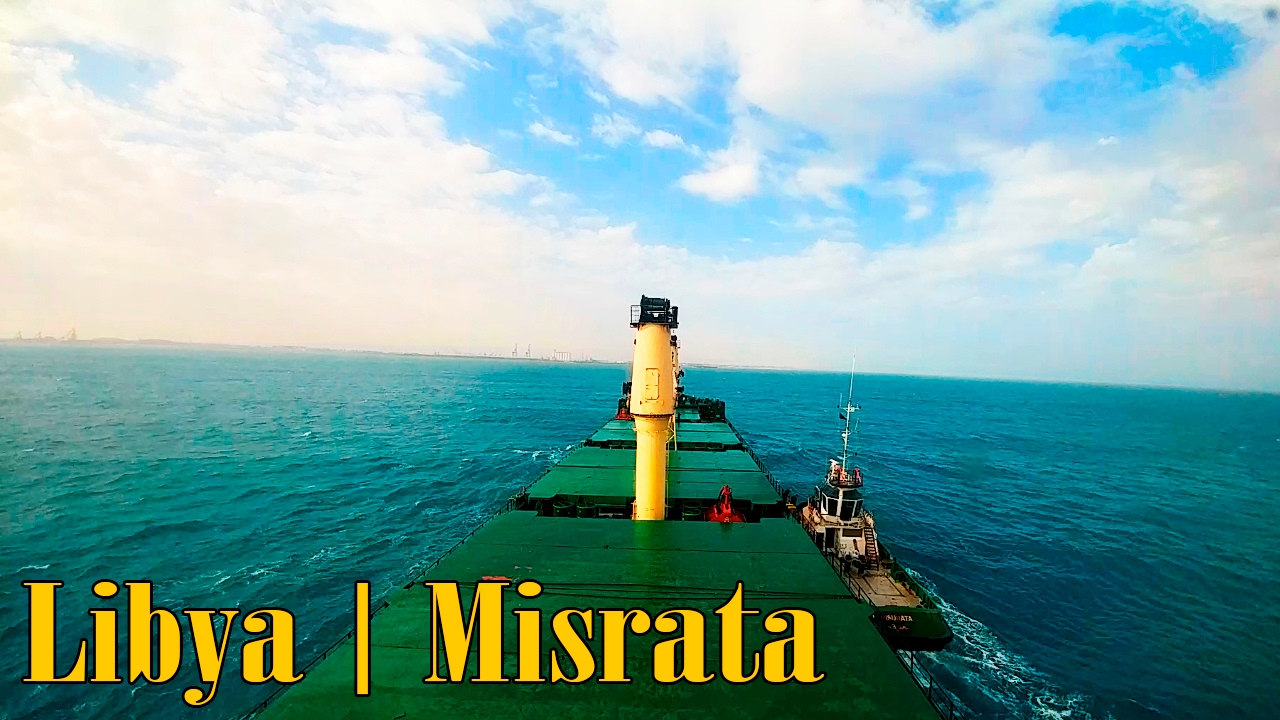 Time-lapse: Швартовка судна, Ливия порт Мисурата | Mooring operations ...