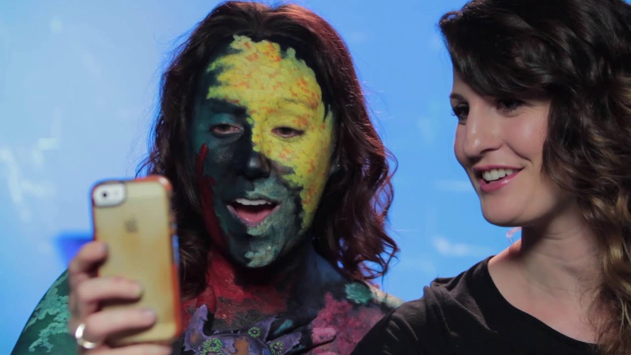 Ocean Camouflage Body Paint Collab! - YouTube