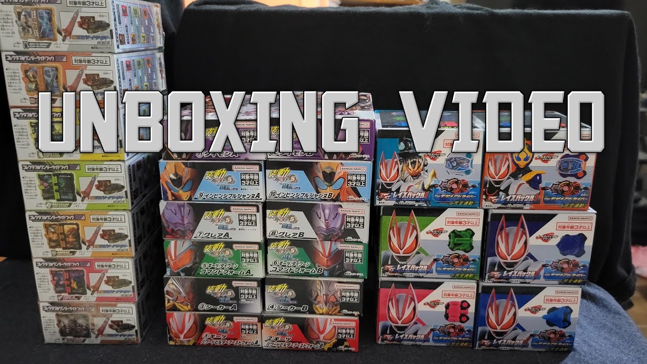 Kamen Rider Toys Mandarake Unboxing 9 - SO MANY Candy Toy sets! - YouTube