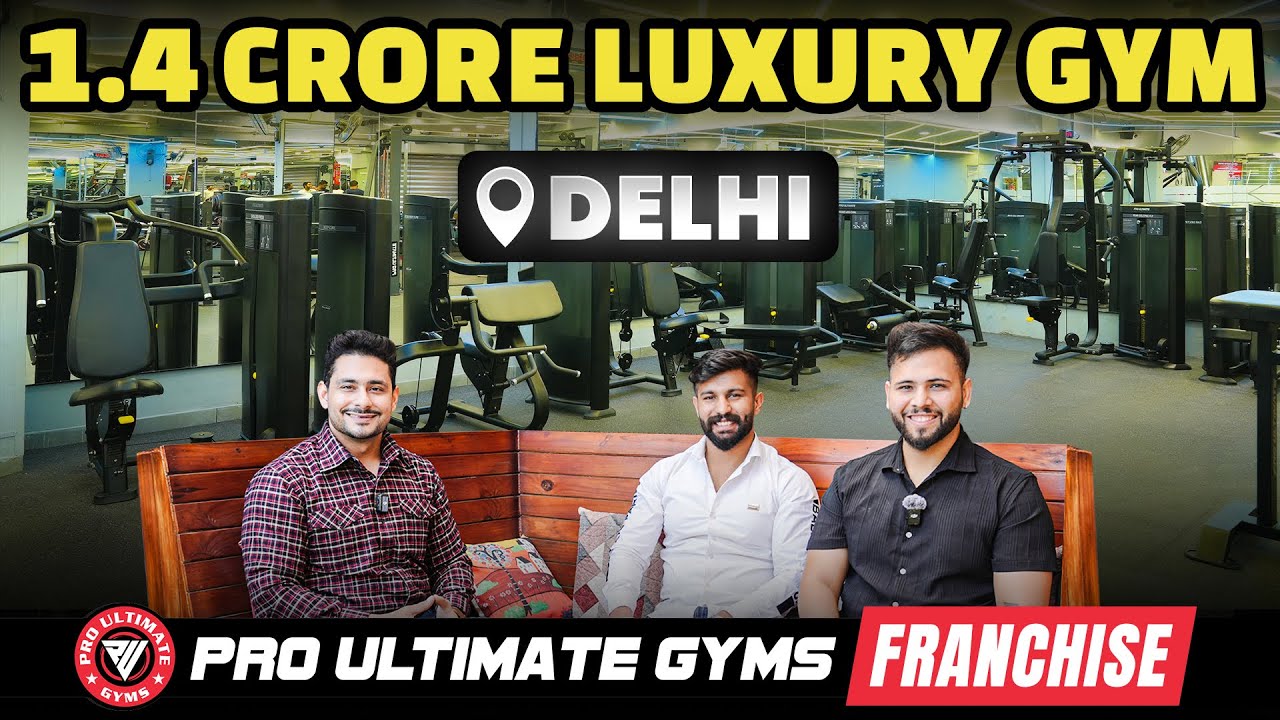 1.4 CRORE Luxury Gym in New Delhi | Pro Ultimate Gyms - YouTube