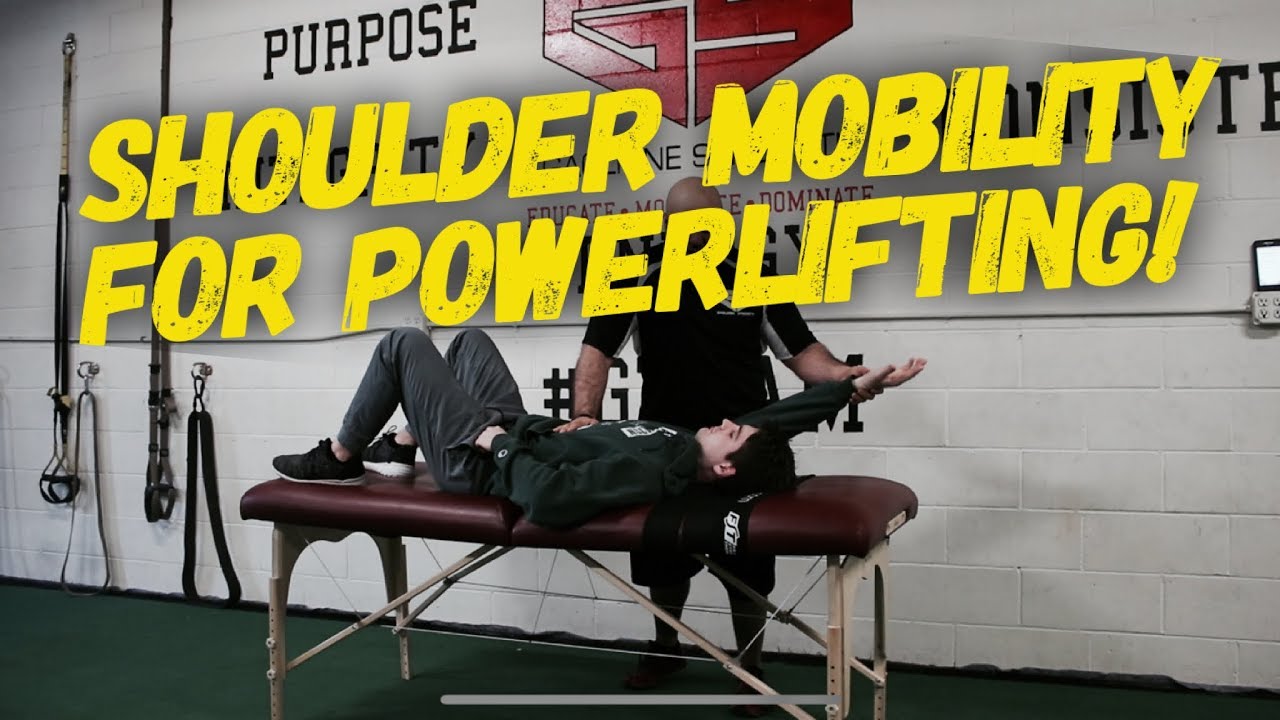 Powerlifting Shoulder Mobility (Lifting for Your Mobility Range) - YouTube