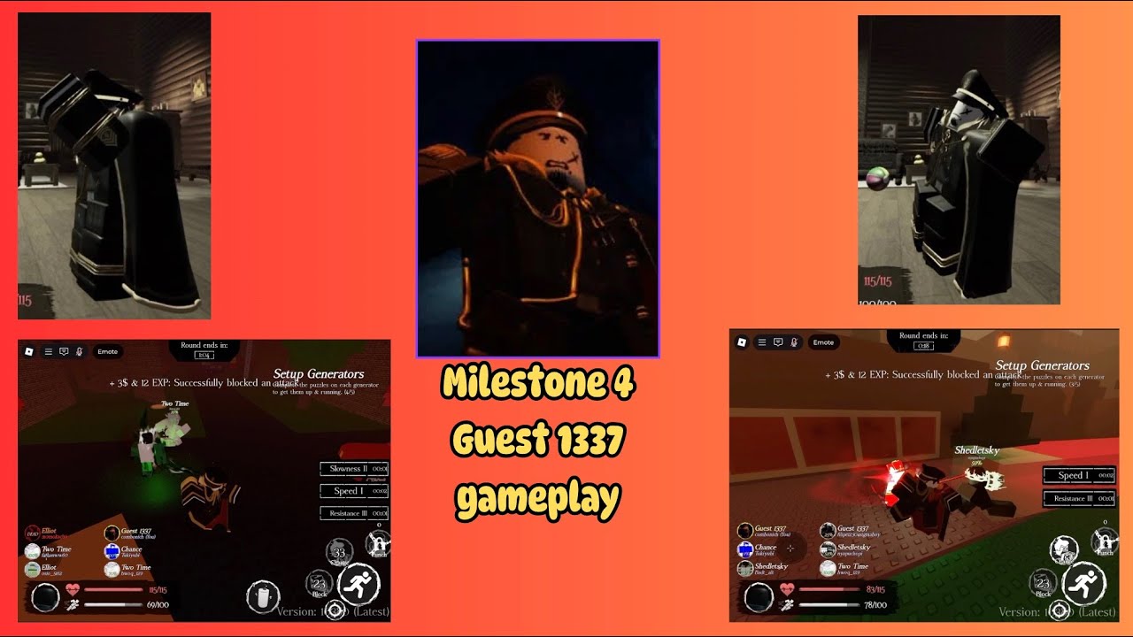 Always Be Strong: Milestone 4 Guest 1337 gameplay in Forsaken Roblox # ...
