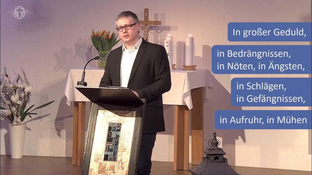 Predigt zum Thema "Gnade über allem" vom 06.03.2022 der LKG Spremberg ...