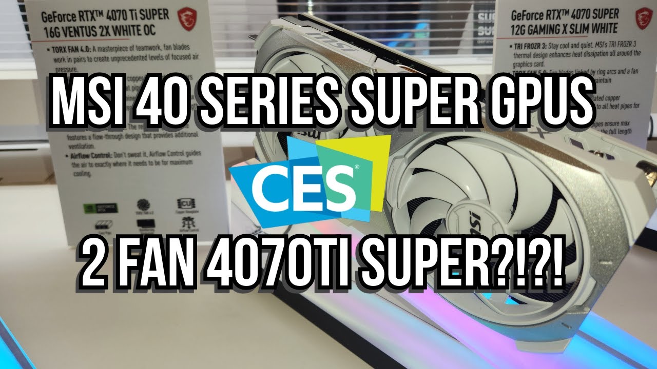 2 fan 4070ti ventus?!?!? The most powerful itx gpu ever?! Msi 40 series ...