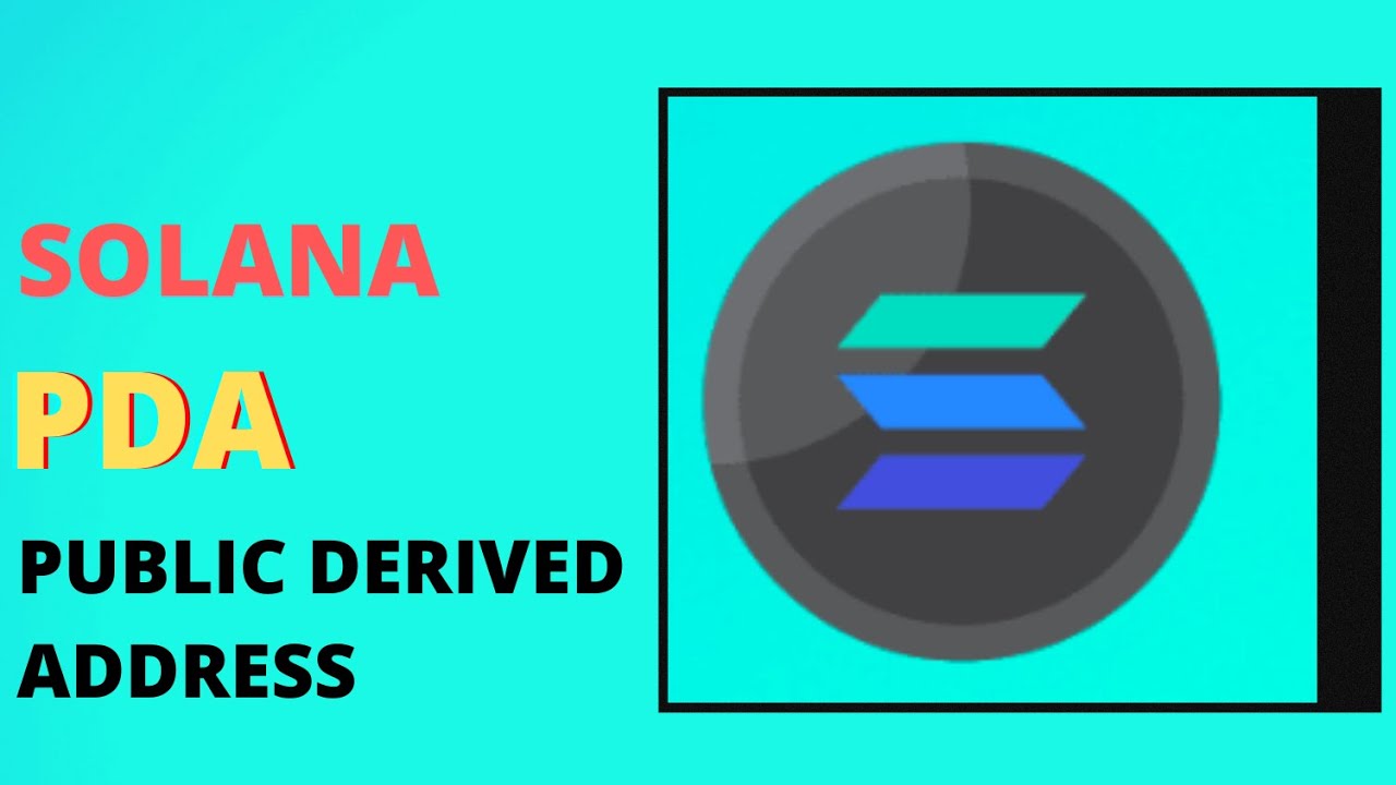 PDA - Public Derived Addresses on Solana Overview - YouTube