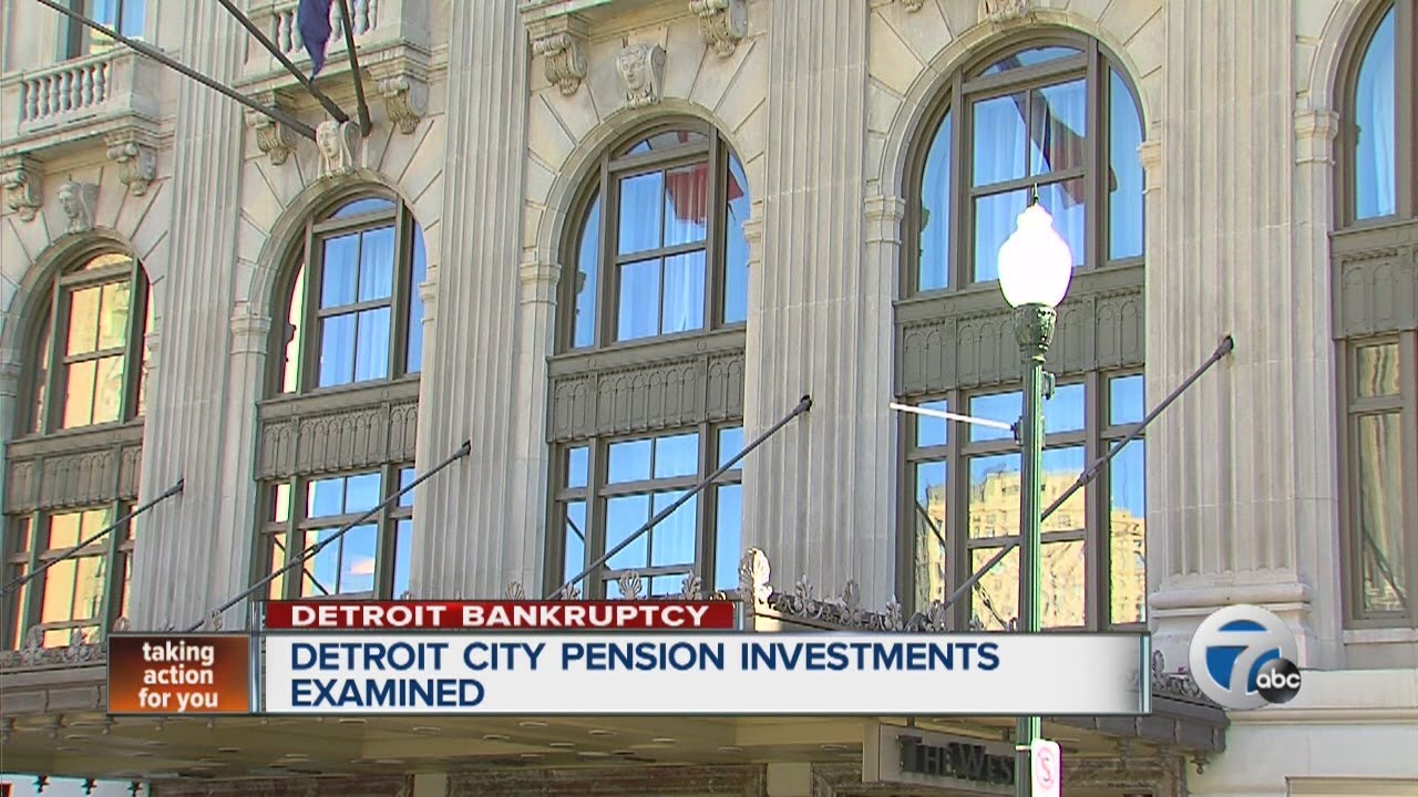 Detroit city pension investments examined - YouTube