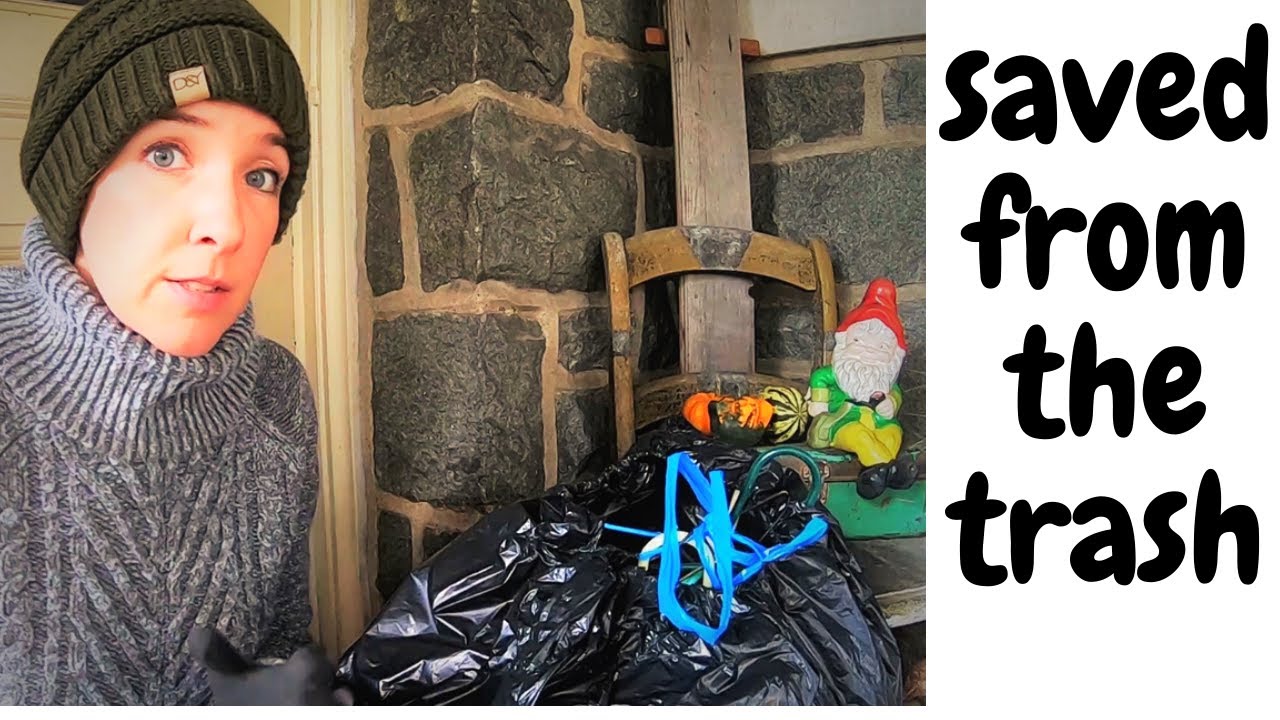 Garbage Picking To Save Great Stuff From The Dump! - YouTube