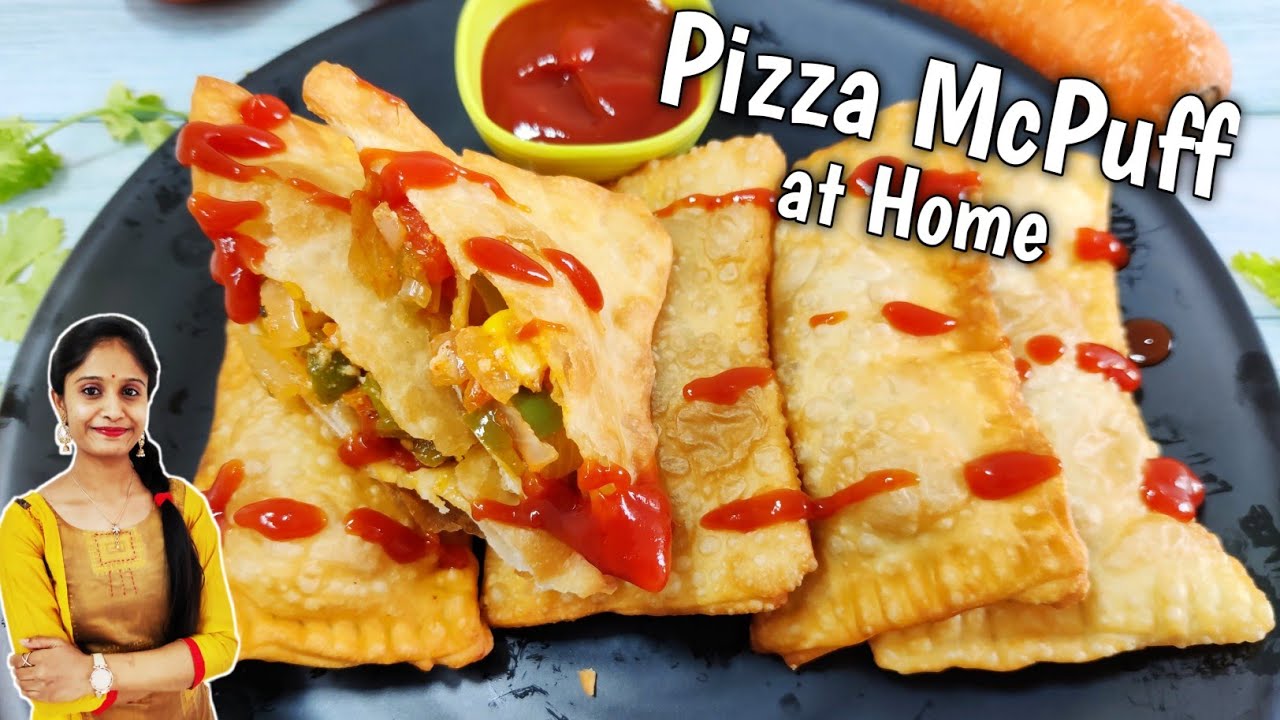 Pizza Puff Recipe | Pizza Puff Mcdonald's | Pizza Mcpuff Recipe | Pizza ...