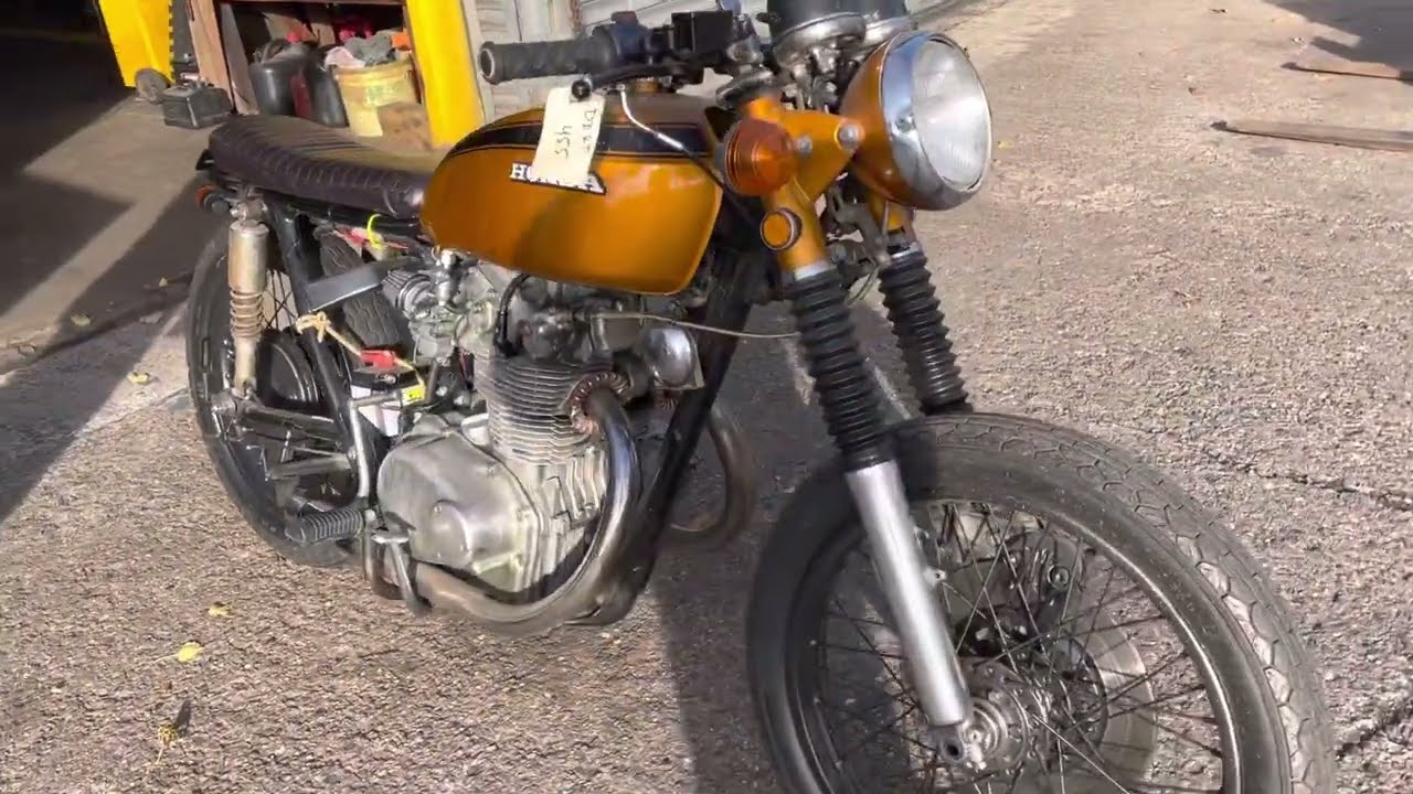 Ref:455 1971 Honda CB450 Project Double overhead cam - YouTube