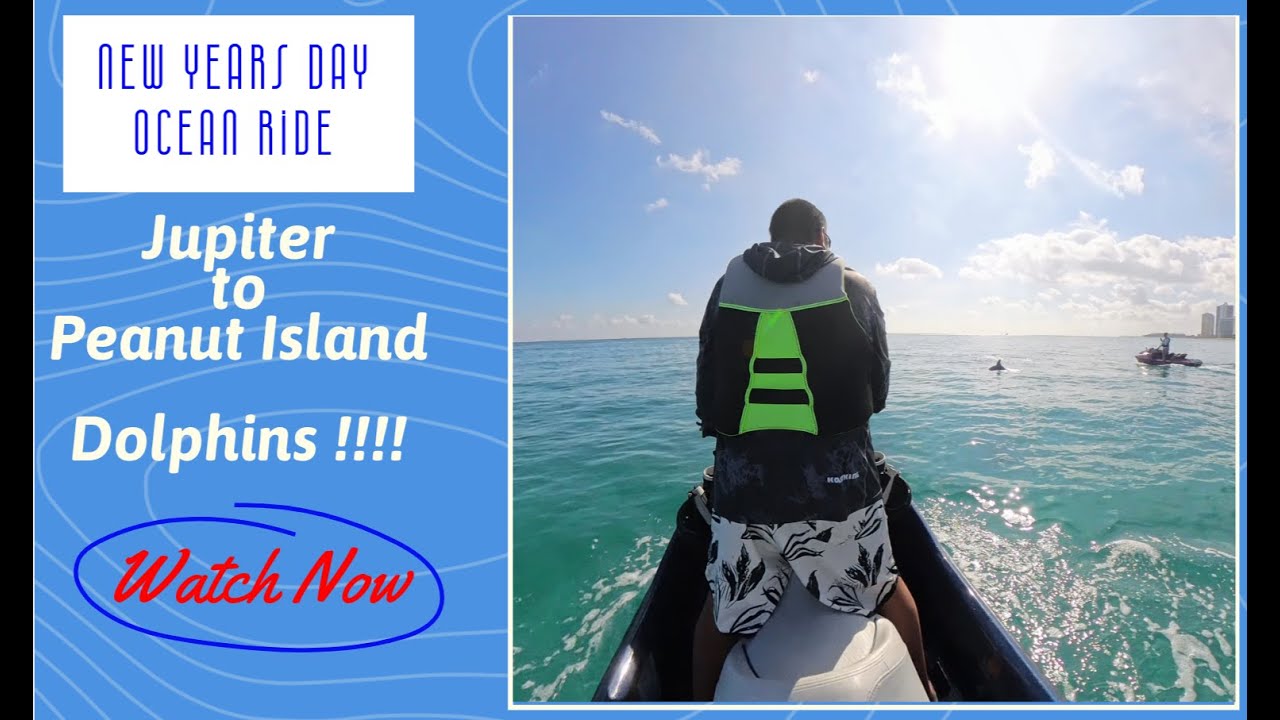 PWC New Years Day Ocean ride with beautiful blue water, great friends ...