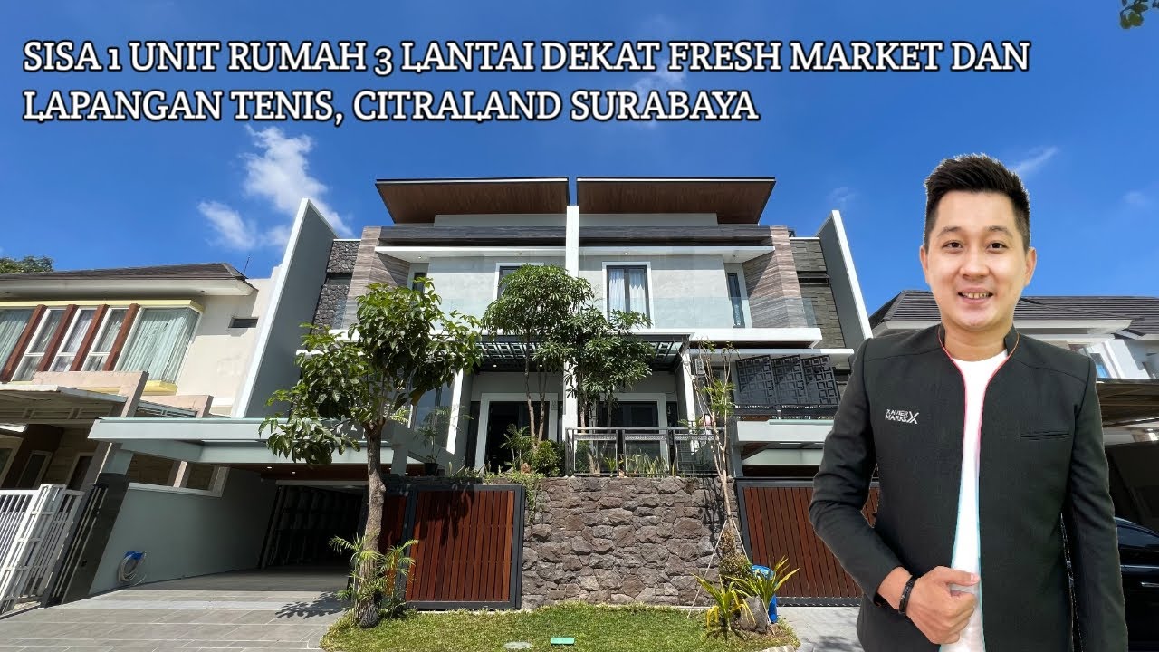 SISA 1 UNIT RUMAH 3 LANTAI DI CITRALAND SURABAYA DEKAT FRESH MARKET DAN ...