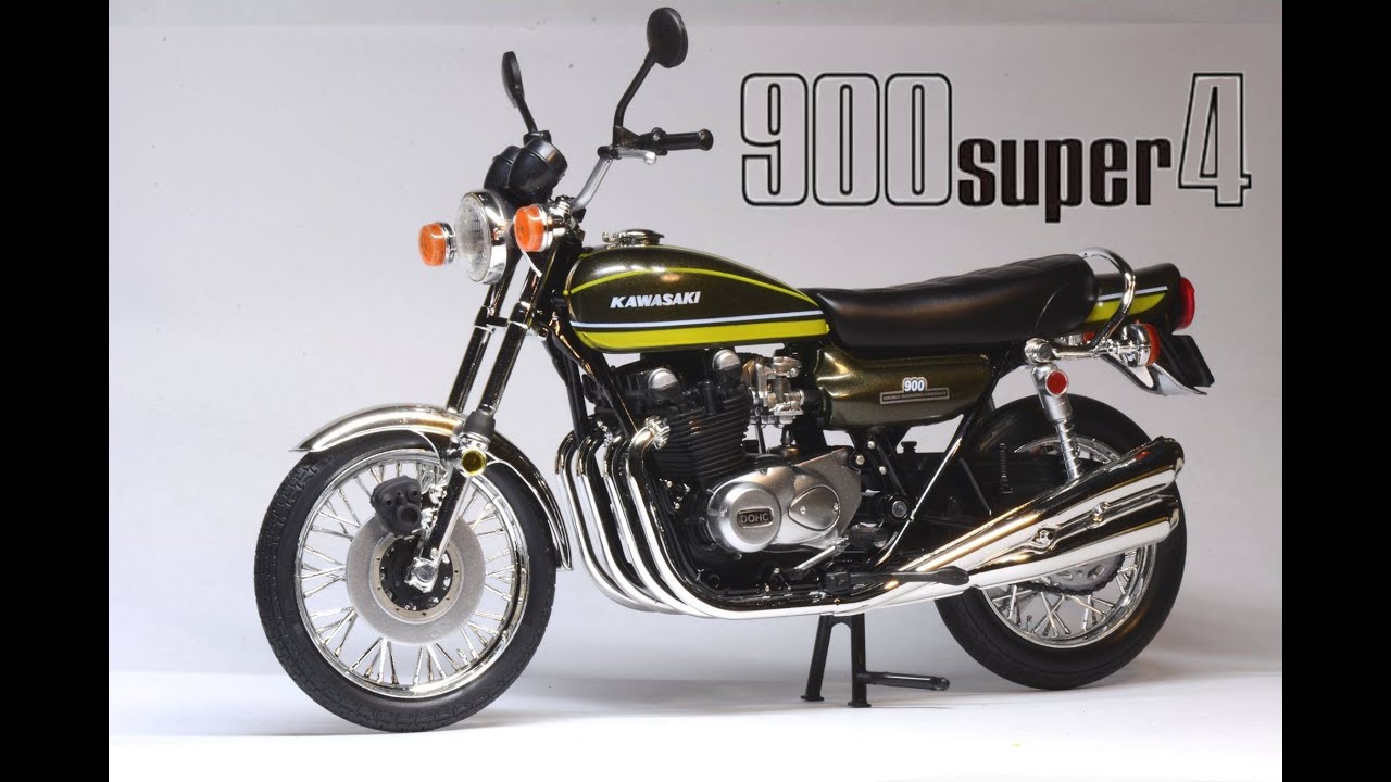【模型收藏】AOSHIMA 1/12 KAWASAKI Z900 SUPER 4 - YouTube