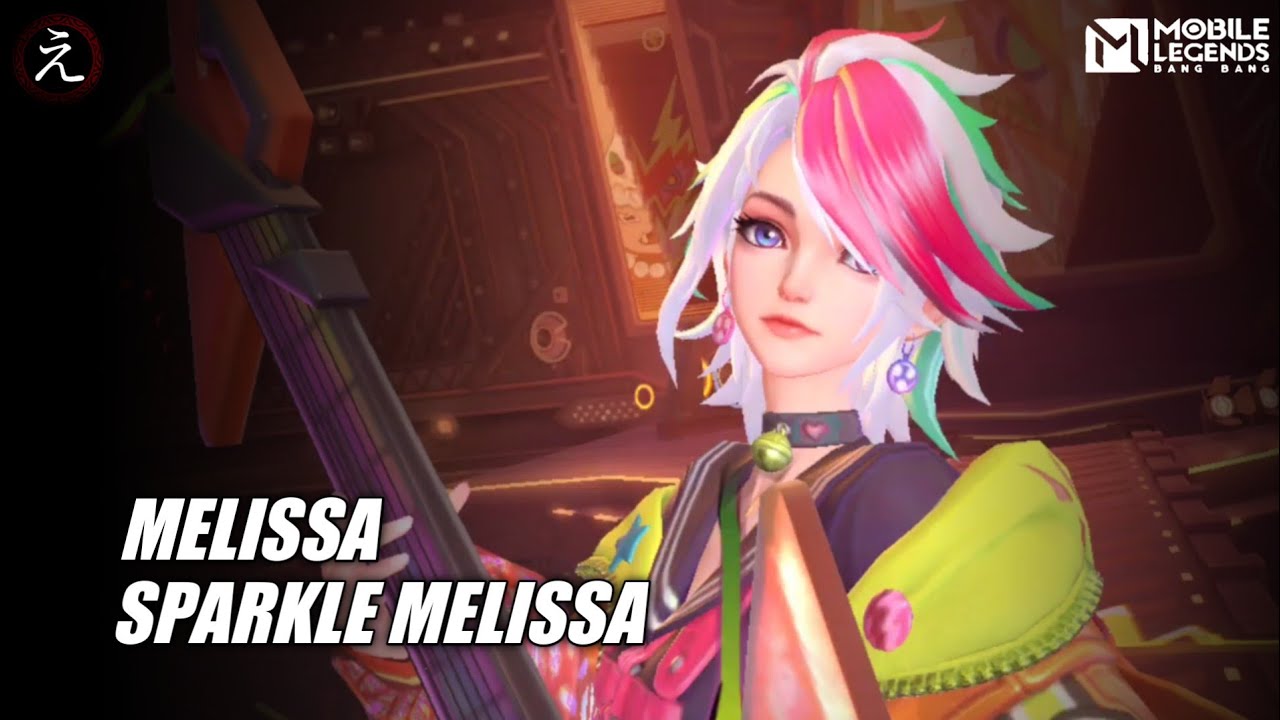 GAMEPLAY SPARKEL MELISSA | NEW SKIN MLBB | MOBILE LEGENDS NEW SKIN ...