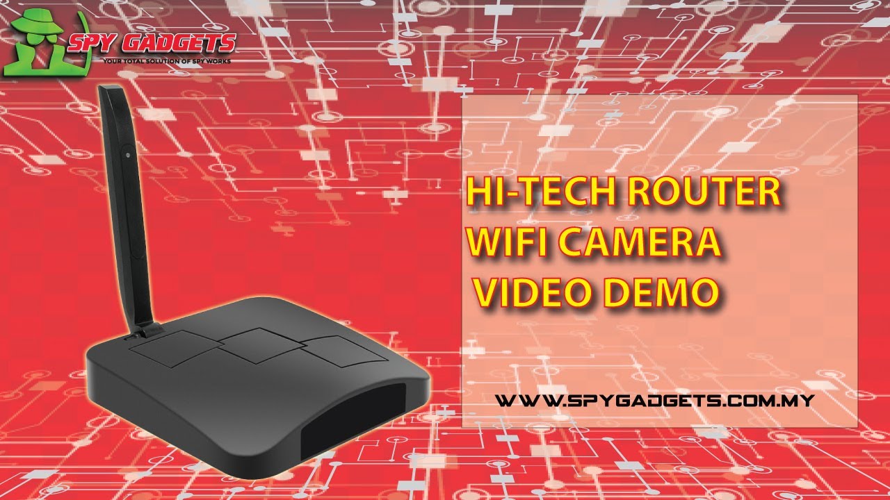 ROUTER WIFI CAMERA VIDEO DEMO - YouTube