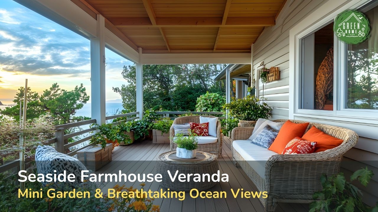 Create Your Dream Seaside Farmhouse Veranda with a Mini Garden ...