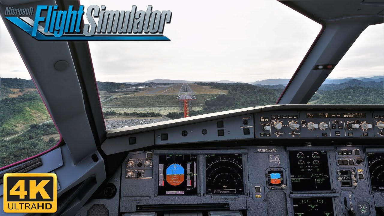Microsoft Flight Simulator 2020 *MAXIMUM SETTINGS* 4K Cockpit A320NEO ...