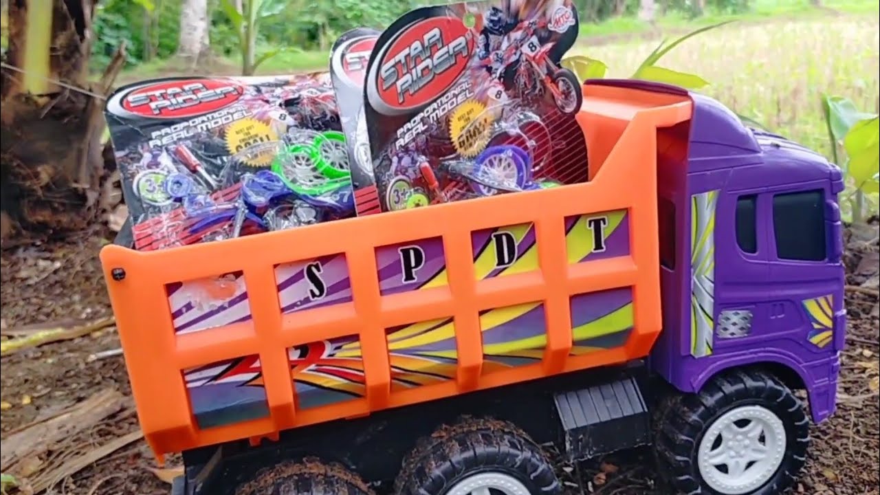 Mobil Truk Besar Penuh Motor Cross‼️ - YouTube