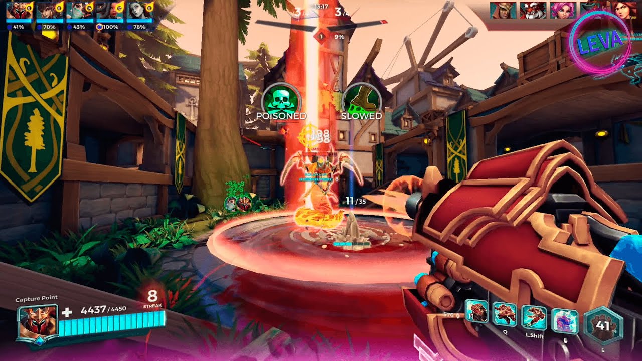 Paladins: Khan (Siege, Timber Mill) Gameplay (No Commentary ...