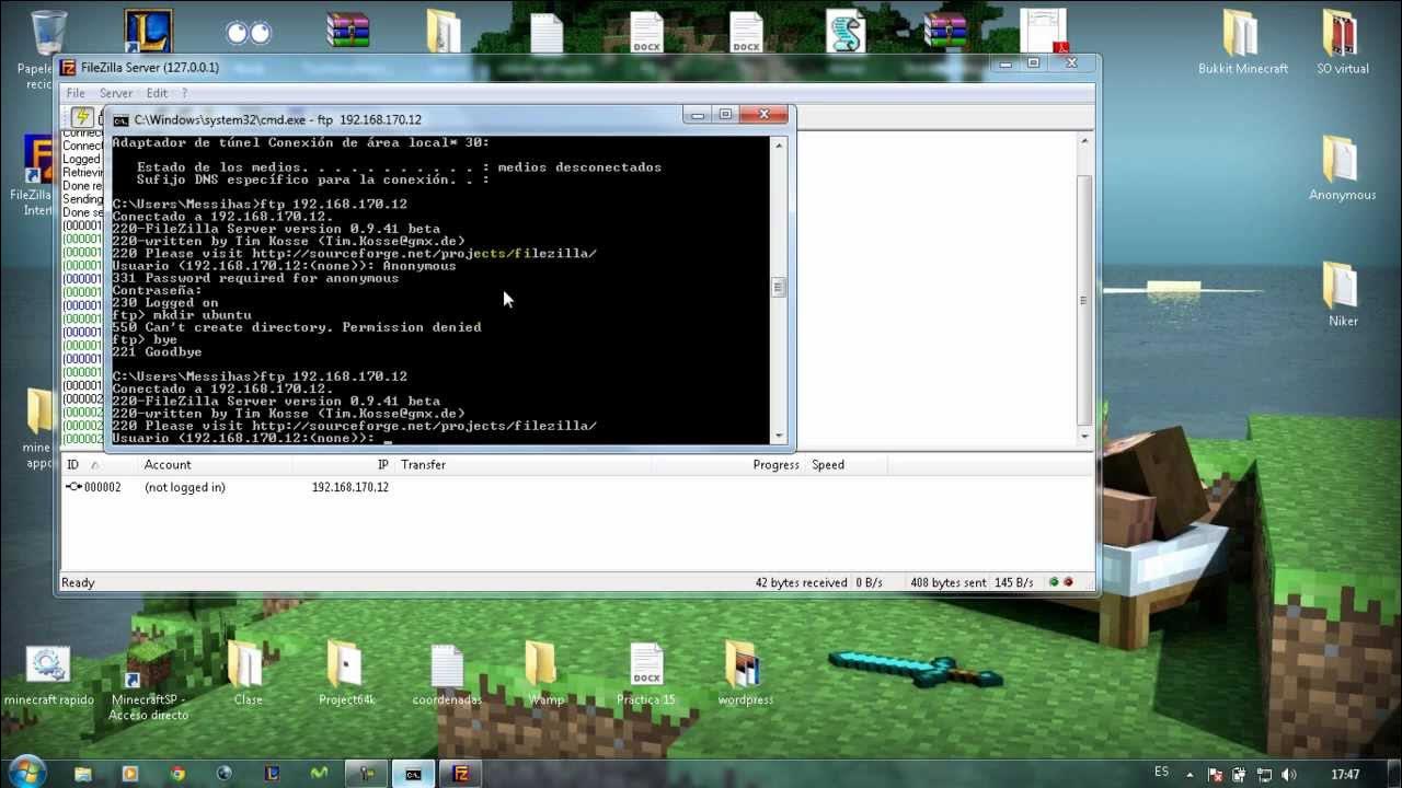 Como usar y configurar Filezilla Server FTP - YouTube