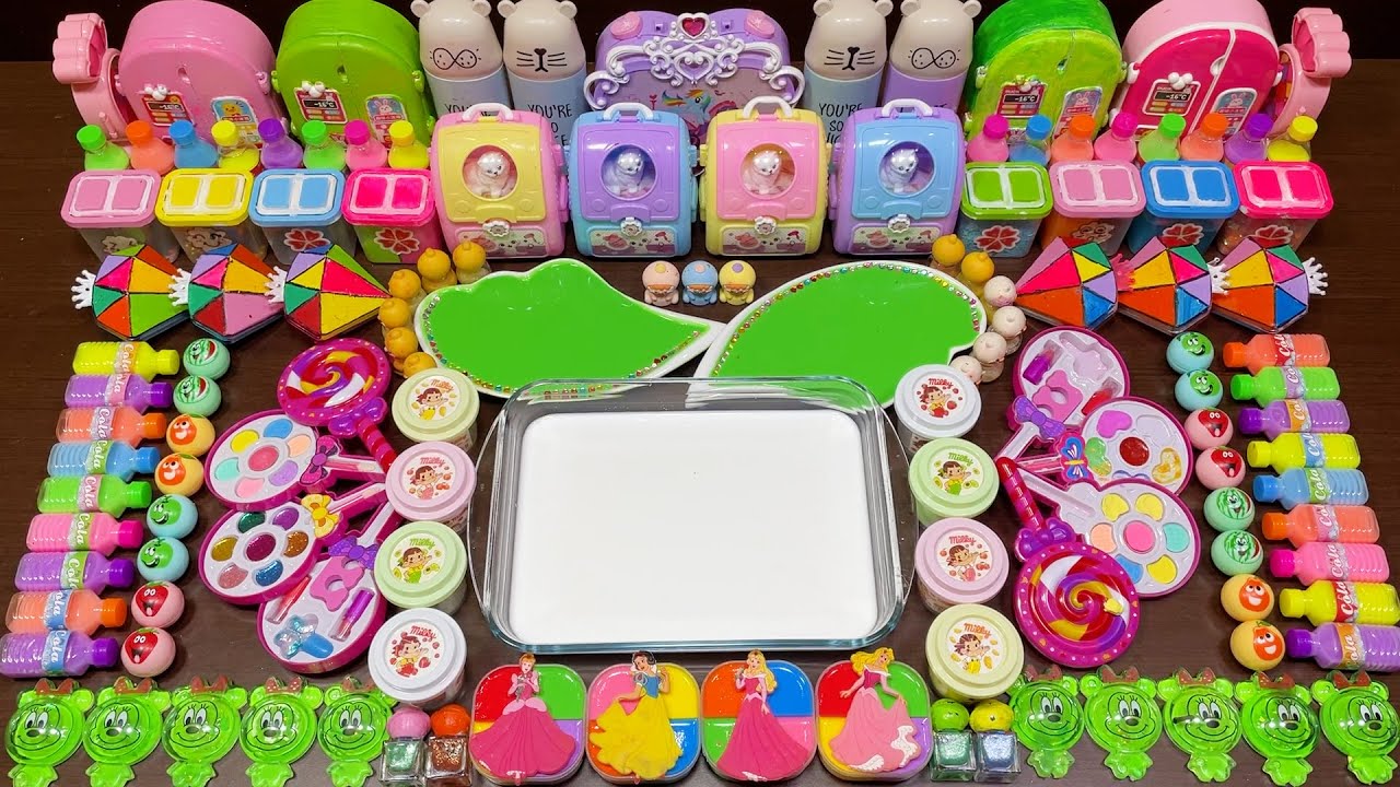 Mixing Random into Glossy Slime! ASMR! Relaxing with Mon Slime! #1221 ...