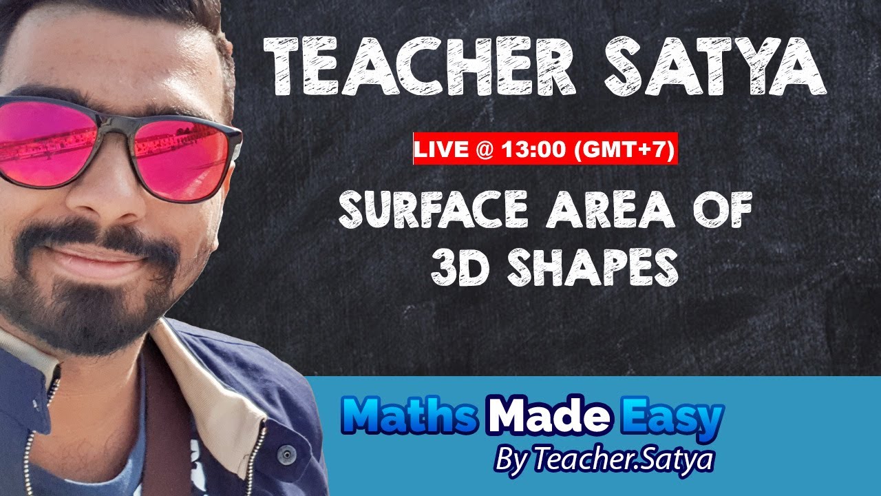 How To Find Surface Area Of 3D Shapes YouTube How To Find Surface Area Of 3D Shapes YouTube