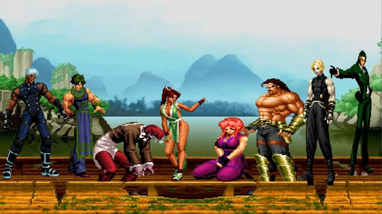 [KOF Mugen] final boss iori baedal mai ||vs|| hrruser girl rdelheid ...