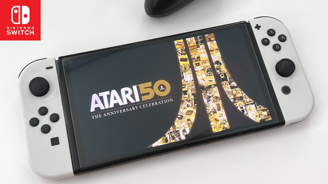 Atari 50 Anniversary Celebration Nintendo Switch OLED Gameplay - YouTube