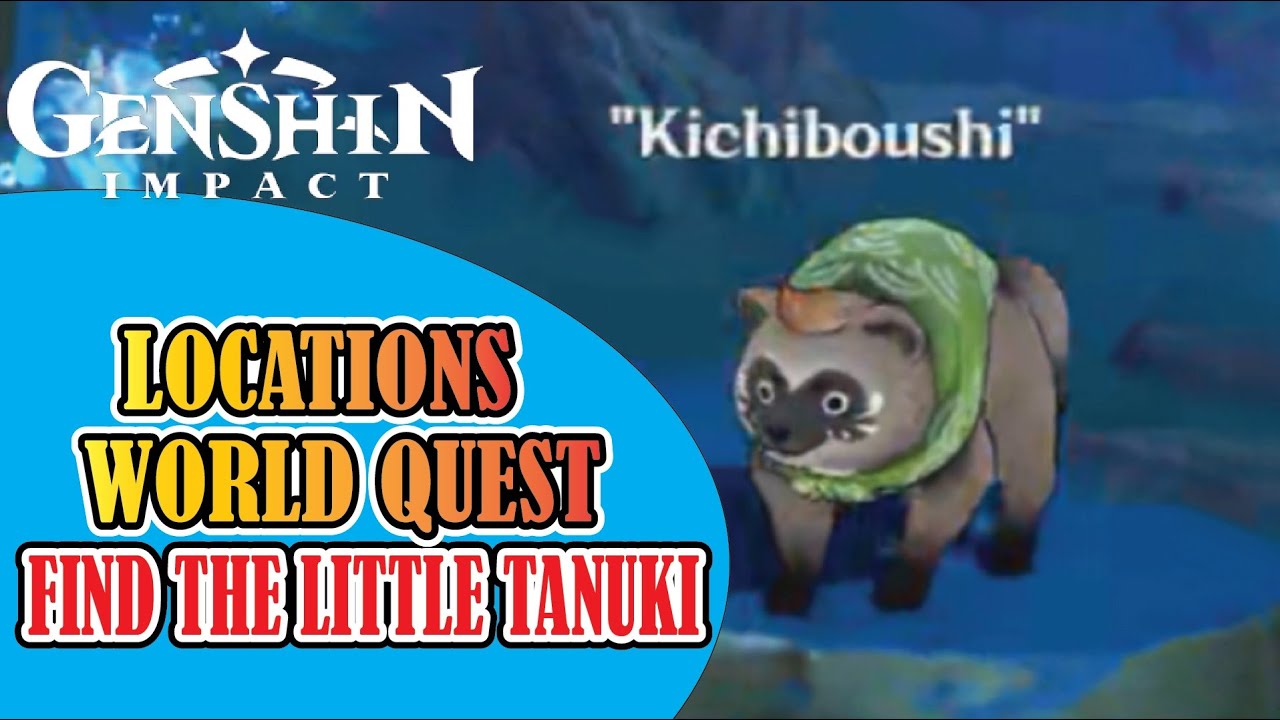 Find the Little Tanuki - Genshin Impact - YouTube