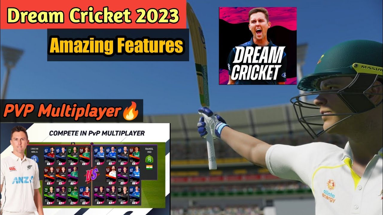 New Cricket Game 2023 | Dream Cricket 2023 Game Official Amazing ...