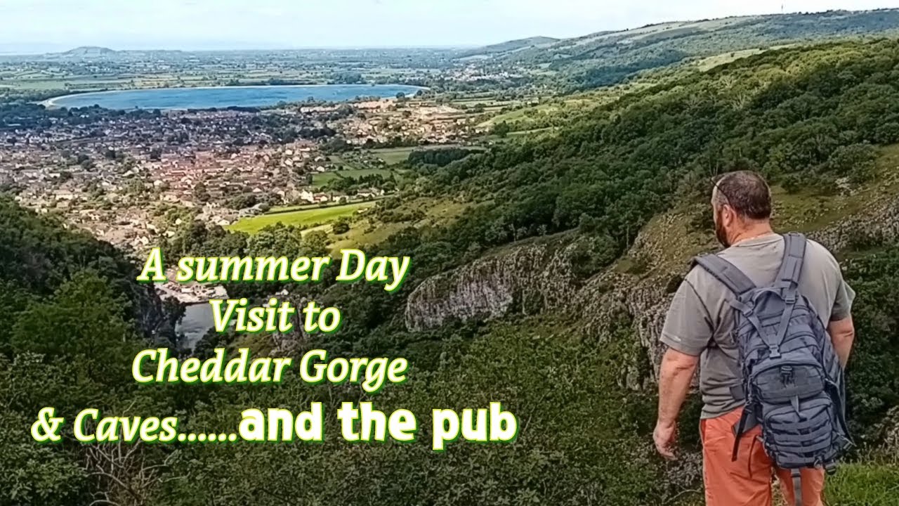 A Summer Day at Cheddar Gorge & Caves......and the pub - YouTube