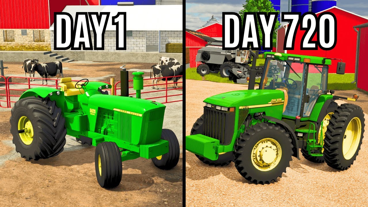 I Spent 720 DAYS on a $2,500,000 CATTLE FARM | Farming Simulator 25 ...