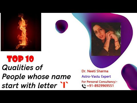 Top 10 Qualities of People whose name start with letter `I` - YouTube