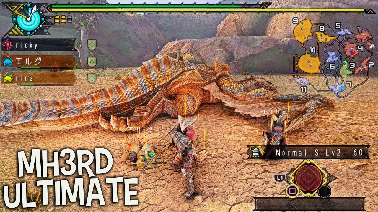 MH3rd HD ULTIMATE GRAPHIC - YouTube