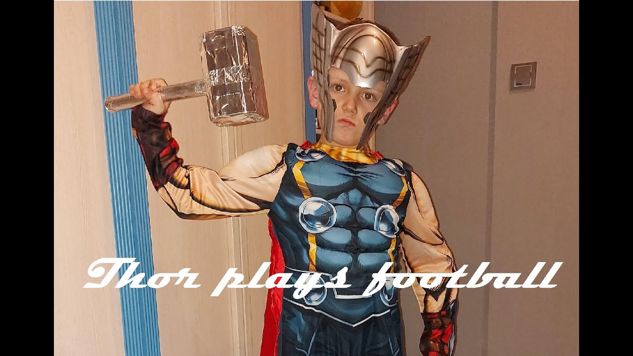 Thor plays football - YouTube