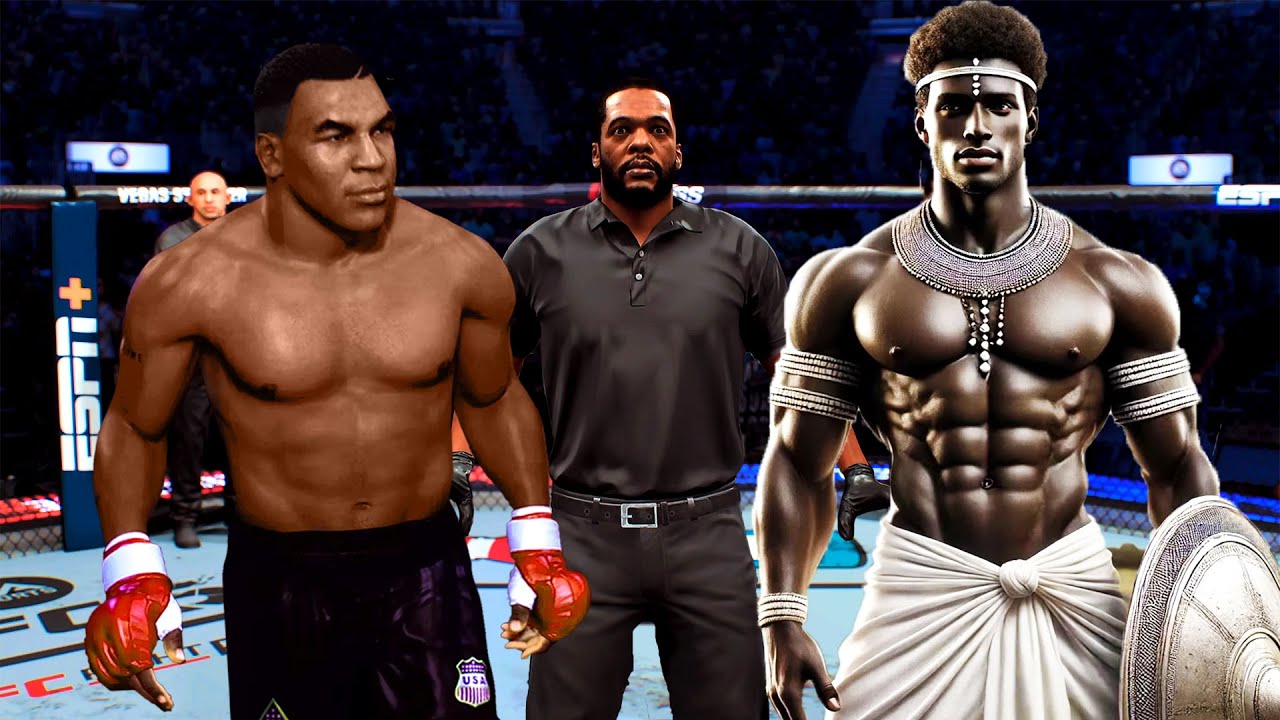 UFC 4 | Mike Tyson vs. Aborigine Afro GYM | EA Sports UFC 4 - YouTube