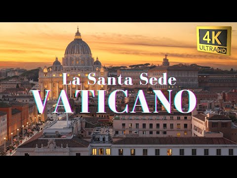STATO DELLA CITTA DEL VATICANO, ITALIA I 4K DRONE VIEWS I HOLY SEE I ...