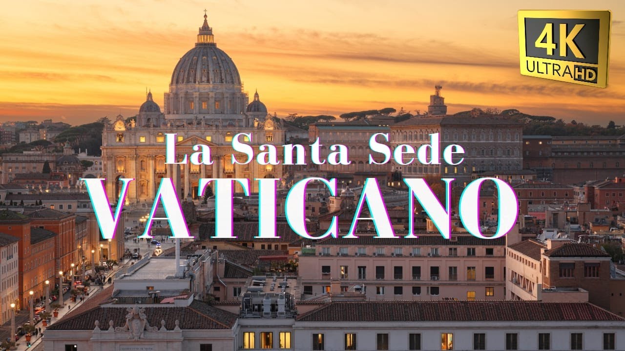 STATO DELLA CITTA DEL VATICANO - 4K AERIAL VIEWS VATICANO - 4K DRONE ...