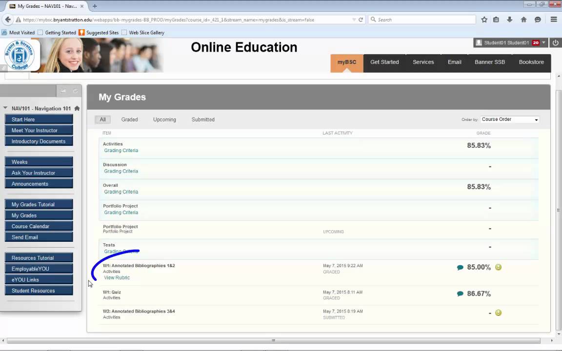 My Grades Tutorial - YouTube