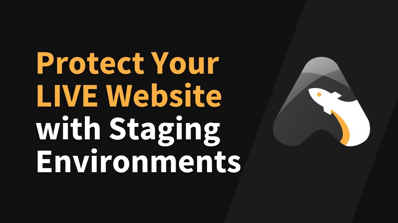 How to Protect Your LIVE Website Using Staging Environments - YouTube
