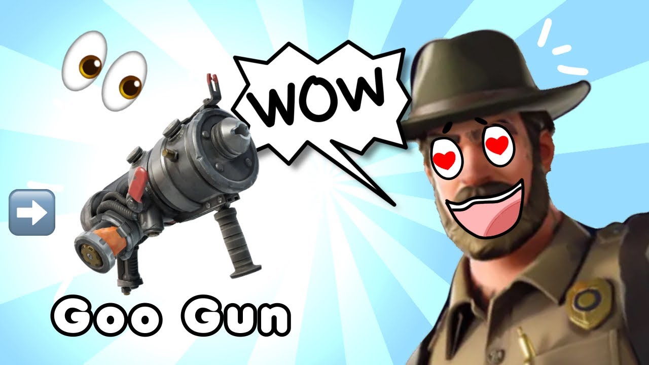 Fortnite - New *GOO GUN* Update! - YouTube