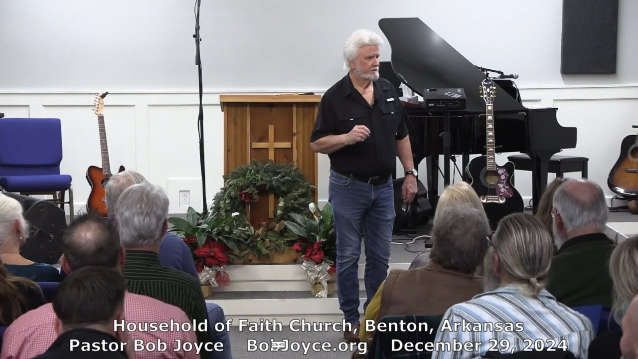 Being Clean (Sermon - 12/29/24) Pastor Bob Joyce - Household of Faith ...