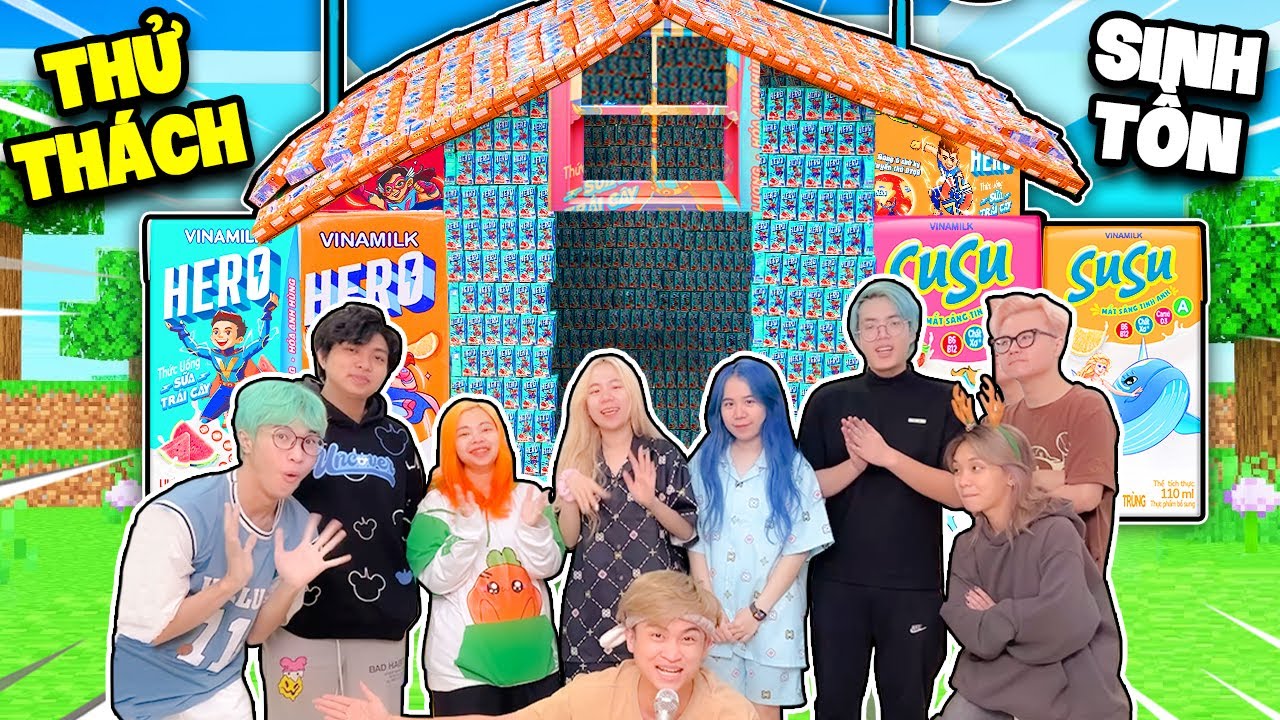 Hero Team Vượt Qua Thử Thách Sinh Tồn Trong Nhà Sữa SuSu Hero 😳 - YouTube